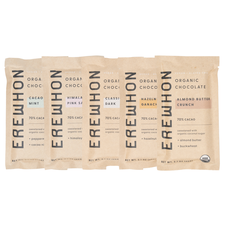 Organic Erewhon Chocolate Bar | Decadent Almond Butter Crunch