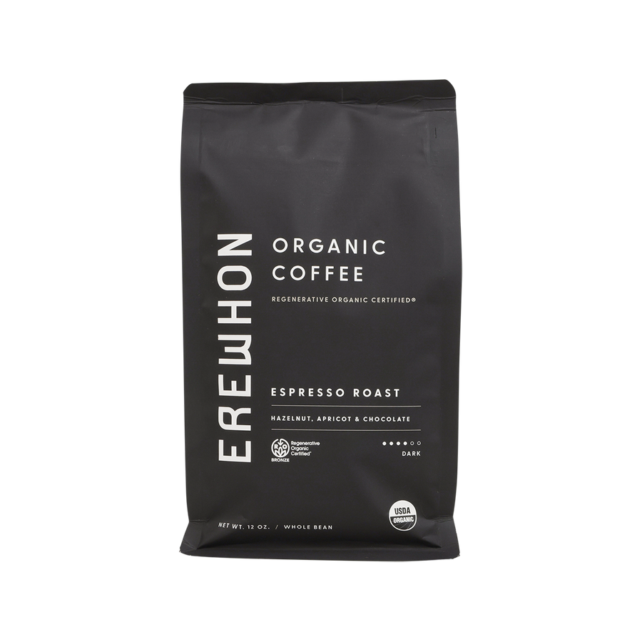 Erewhon Organic Espresso Roast ROC Coffee - Whole Bean