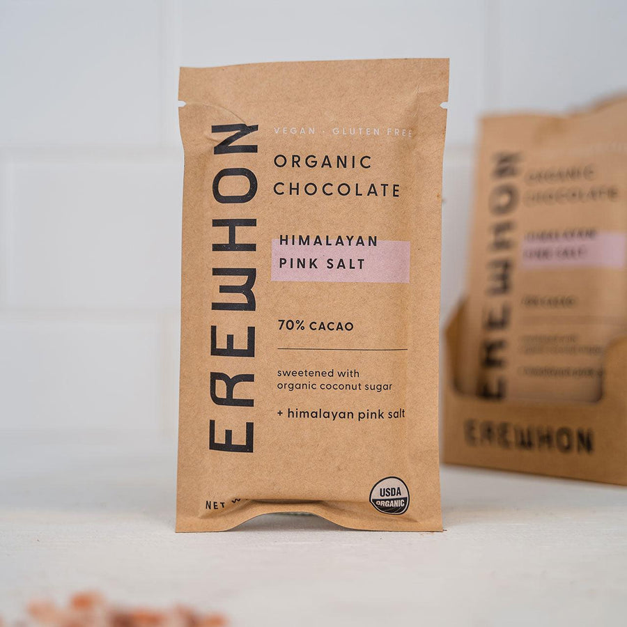 Organic Chocolate Bar with Himalayan Pink Salt: Gourmet Delight – Erewhon