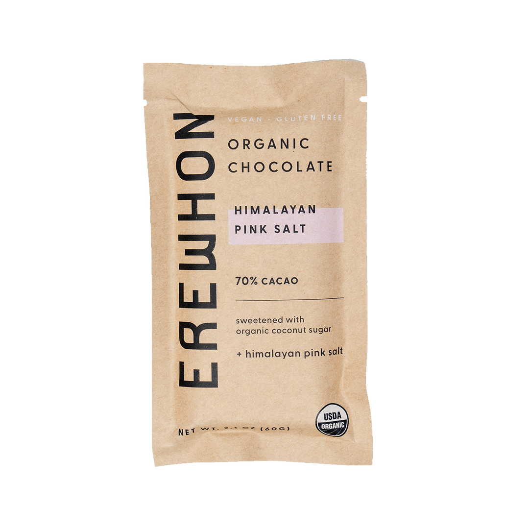 Organic Chocolate Bar with Himalayan Pink Salt: Gourmet Delight – Erewhon